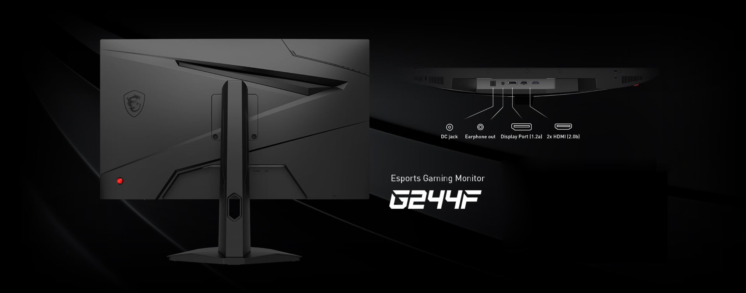 MSI 24" (23.8" Viewable) 170 Hz Rapid IPS FHD Gaming Monitor FreeSync Premium (AMD Adaptive Sync ...